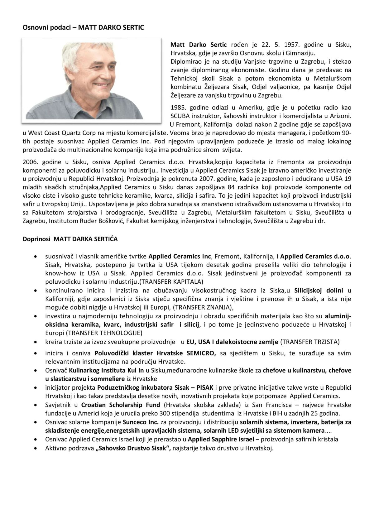 MATT DARKO SERTIC - Aspira Virtualni Muzej iseljeništva Dalmacije